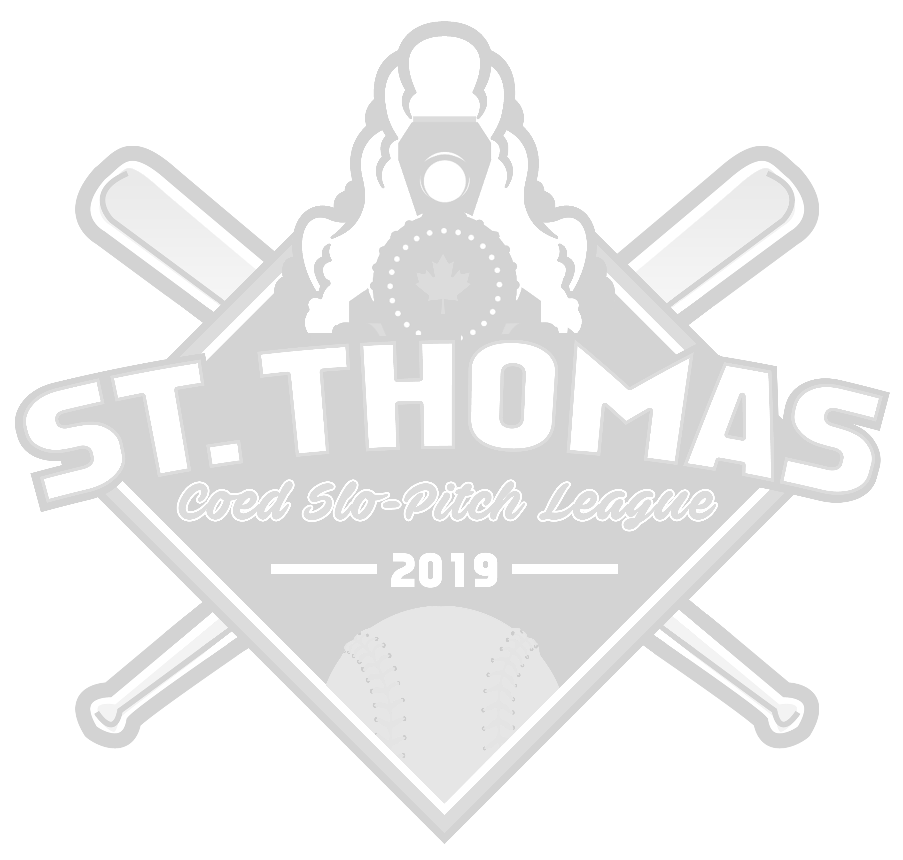 Faded Logo for Footer – St. Thomas Slo-Pitch Association