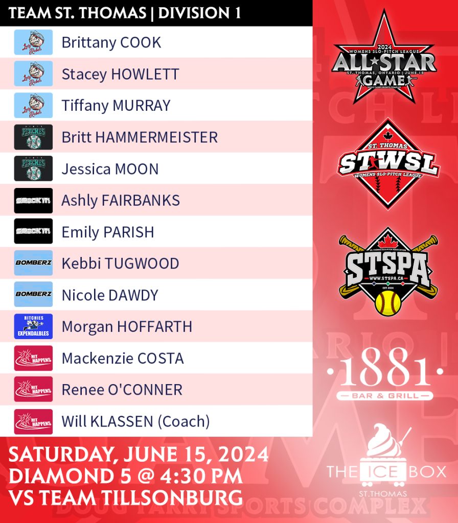 2024 MENS AND WOMENS LEAGUE ALL-STAR GAMES – St. Thomas Slo-Pitch ...
