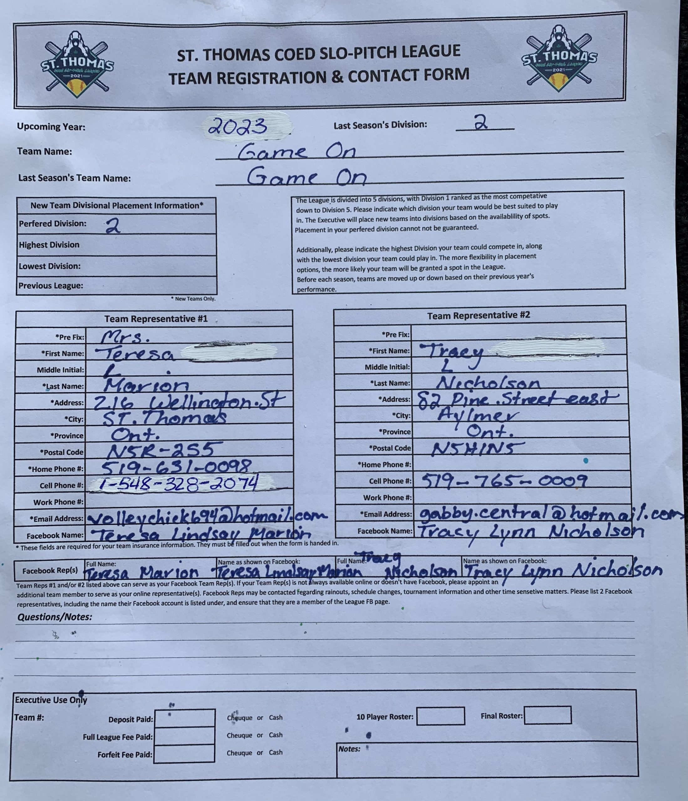Game-On-2023-Registration-Form – St. Thomas Slo-Pitch Association